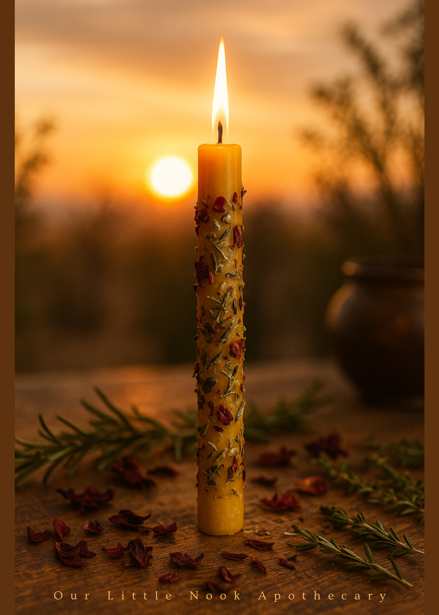 Hibiscus & Amaranth Ritual Candles – Hand-Dipped East Wind Candles ...
